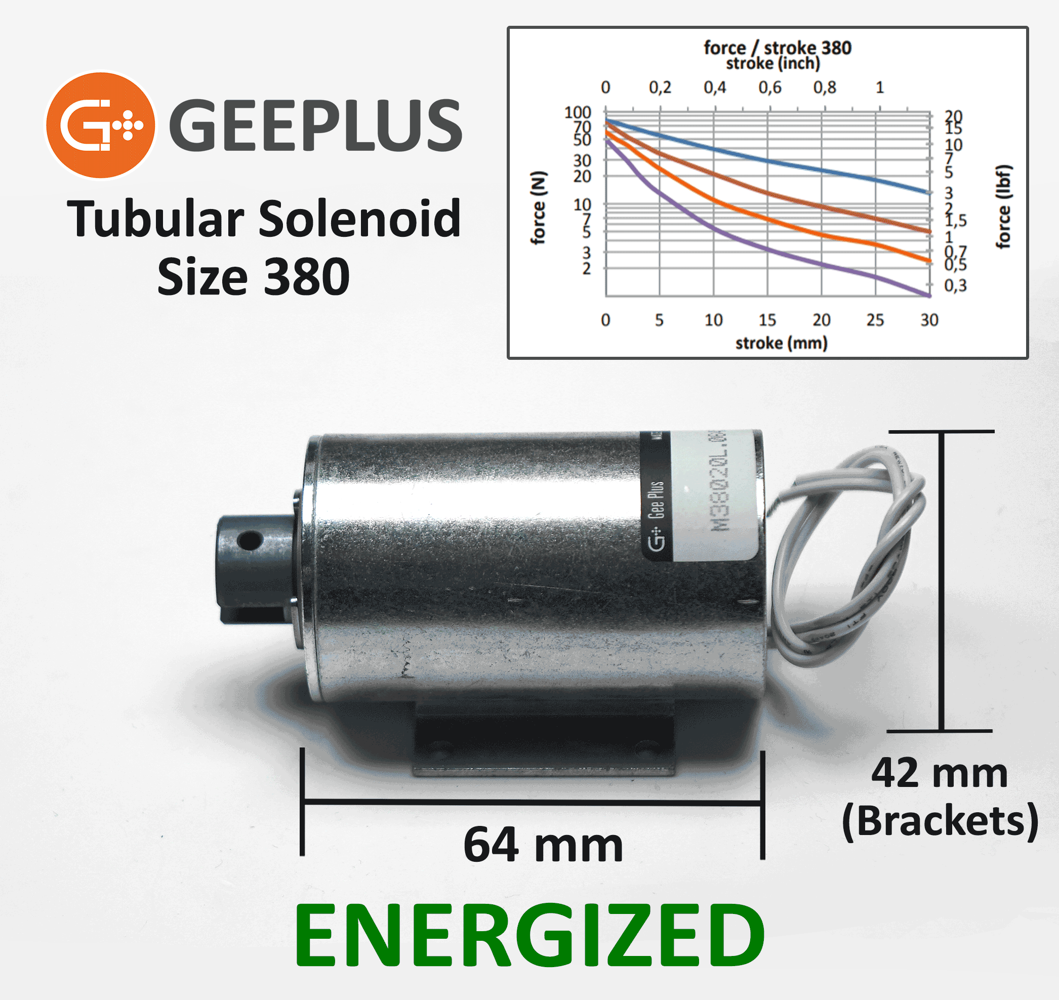 Linear Solenoids - Tubular Solenoids | Geeplus.com