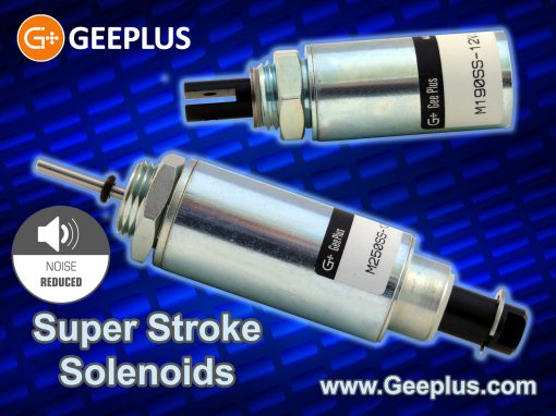 Linear Solenoids - Super Stroke Solenoids - Geeplus.com